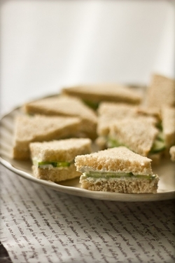 English Cucumber and Dill Tea Sandwiches recipes - Sandwiches