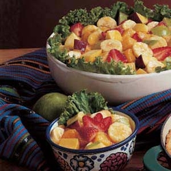 Lunch - Fruit salad with tang and vanilla pudding recipes